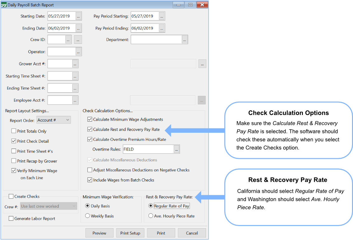 Rest & Recovery/Paid Rest Break Review - Datatech